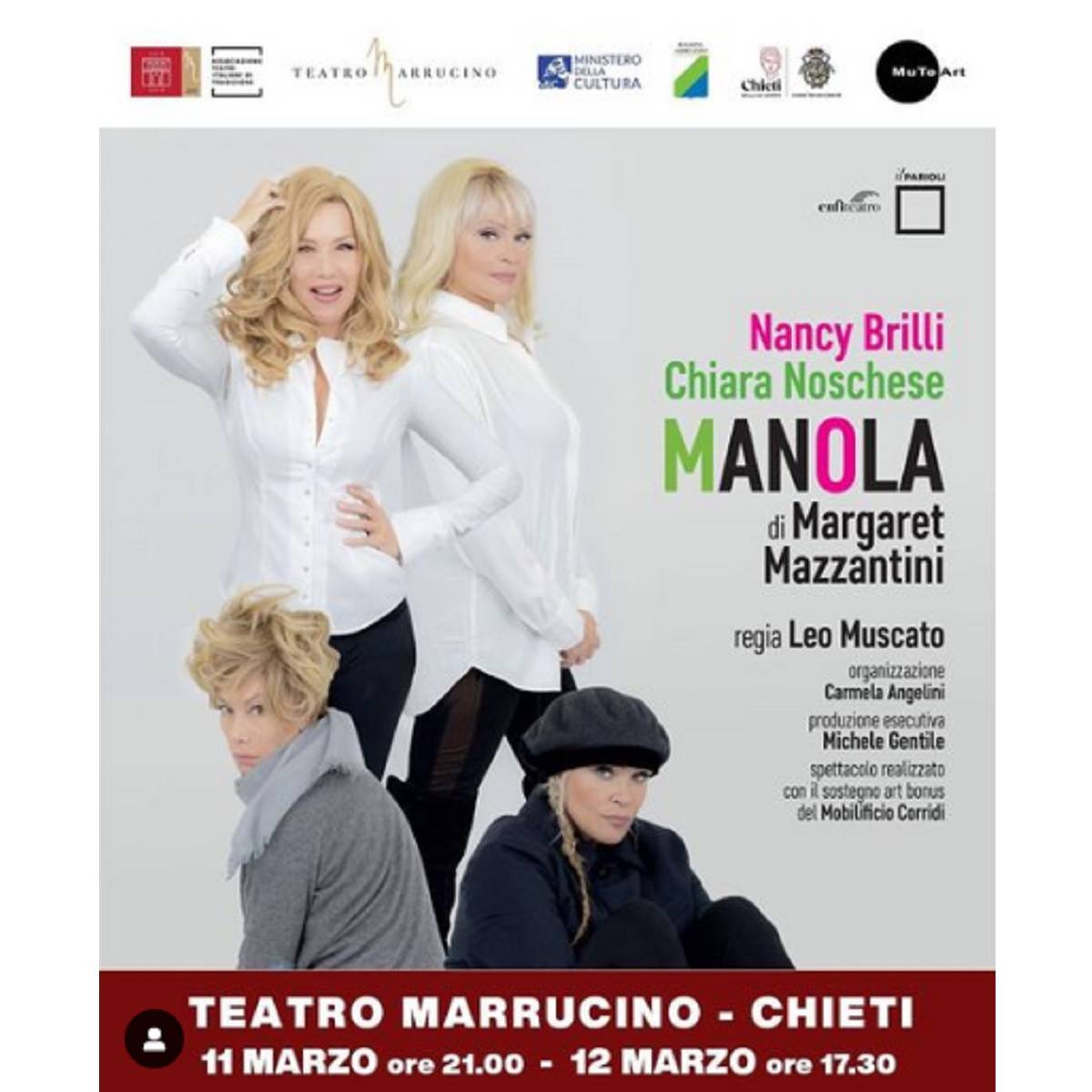 Nancy Brilli e Chiara Noschese in “Manola” di Margaret Mazzantini 11 e ...