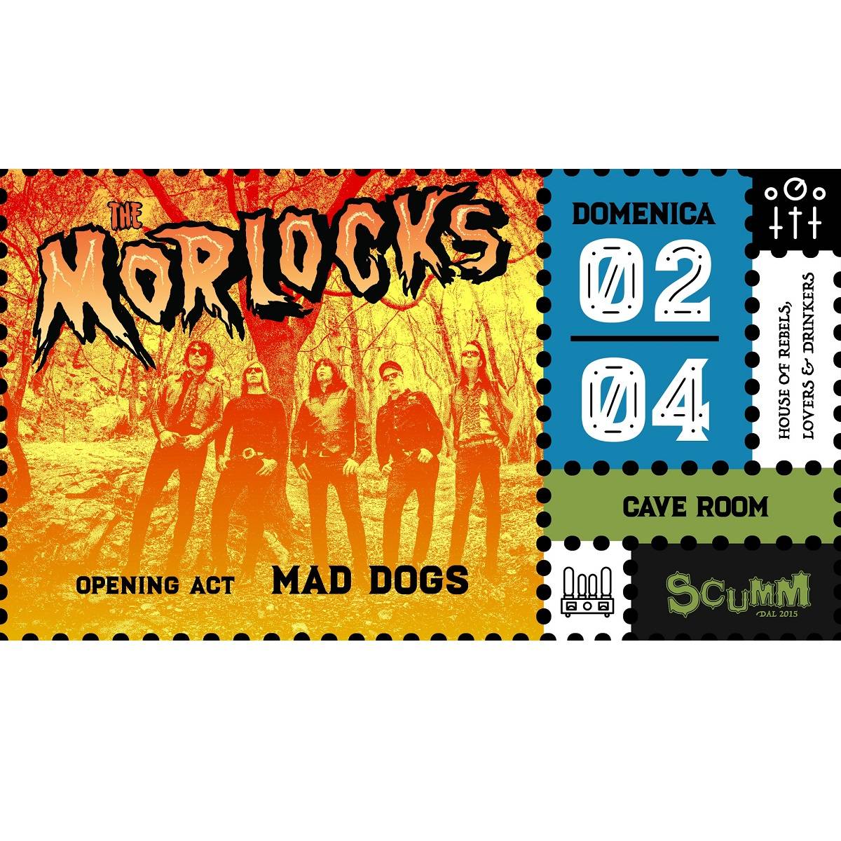 The Morlocks live presso la Cave Room dello Scumm a Pescara 2 aprile ...