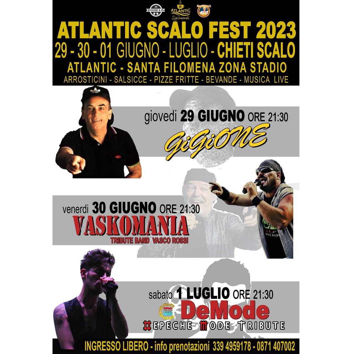 Atlantic Scalo Fest 2023 a Chieti Scalo dal 29 giugno al 1° luglio 2023 · Abruzzo Oggi