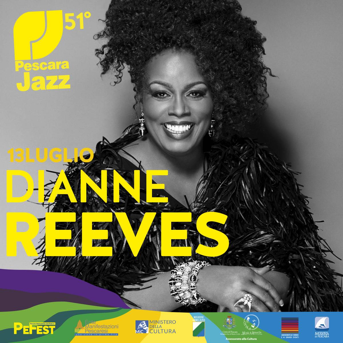 Dianne Reeves presso il Teatro d’Annunzio a Pescara 13 luglio 2023 ...