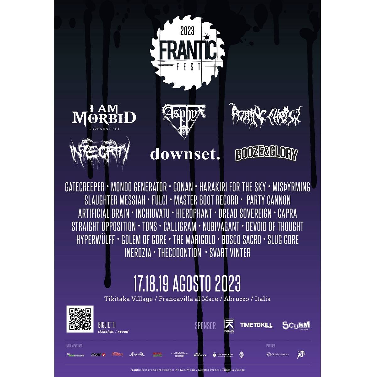 Frantic Fest 2023 presso il Tikitaka Village a Francavilla al Mare dal ...